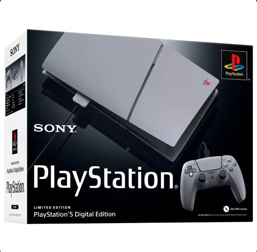 PlayStation 5 Slim 30th Anniversary Limited Edition Digital Bundle ...