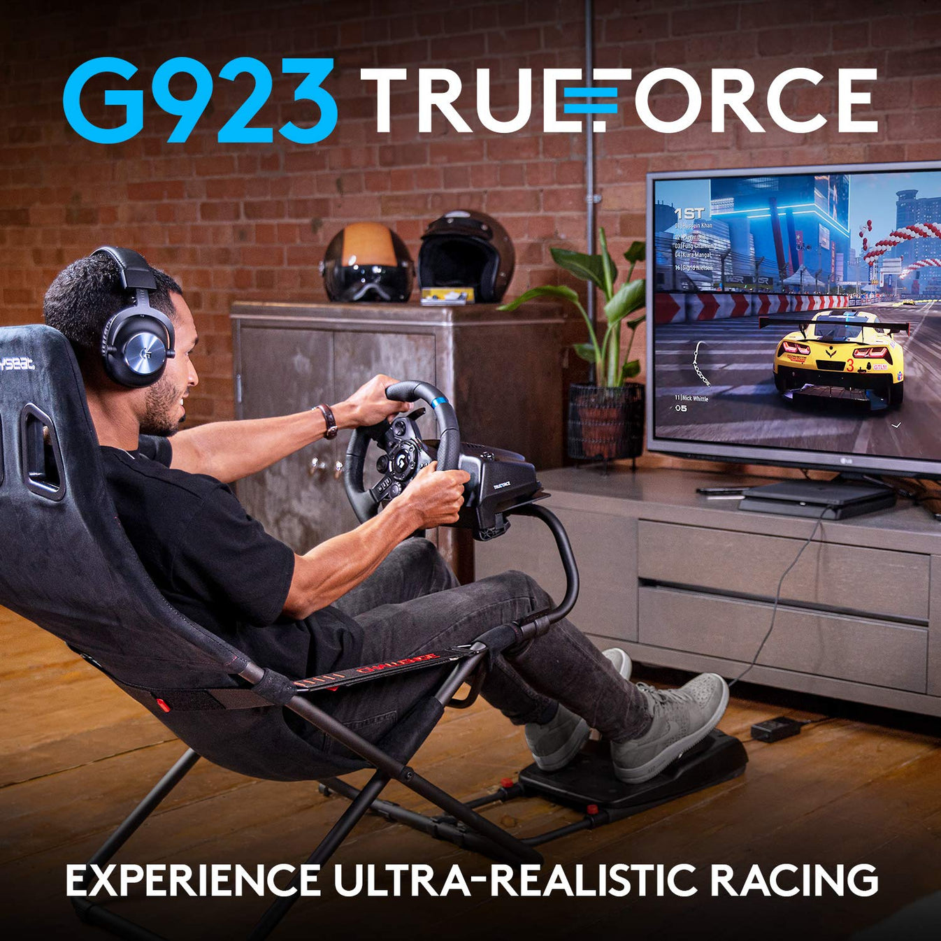 Logitech G923 Racing Wheel and Pedals for PS5, PS4 and PC – GameStop ...