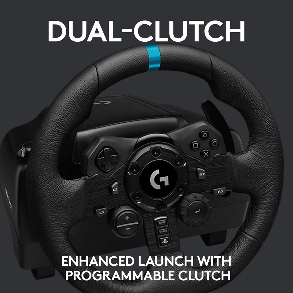 Logitech G923 Racing Wheel and Pedals for PS5, PS4 and PC – GameStop ...
